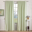 Light Green Curtains for Living Room & Bedroom – Modern Window Drapes ...