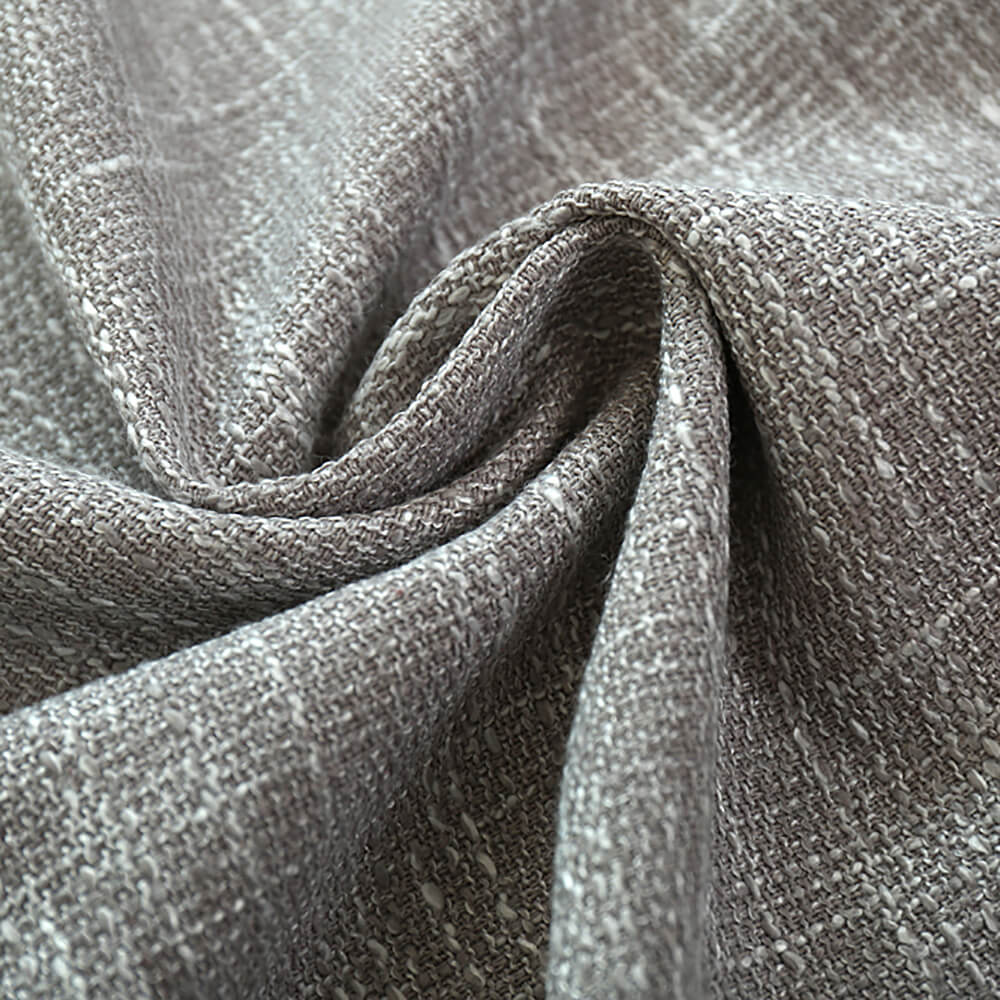 Solid Gray Rough Grainy Texture Curtains Drapes for Bedroom – Anady Top