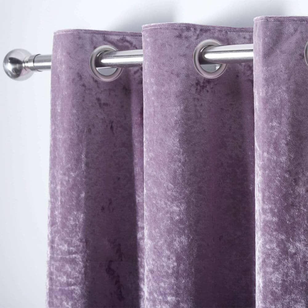 Mauve Velvet Curtains and Drapes for Living Room/bedroom 1 Set of 2 Pa ...
